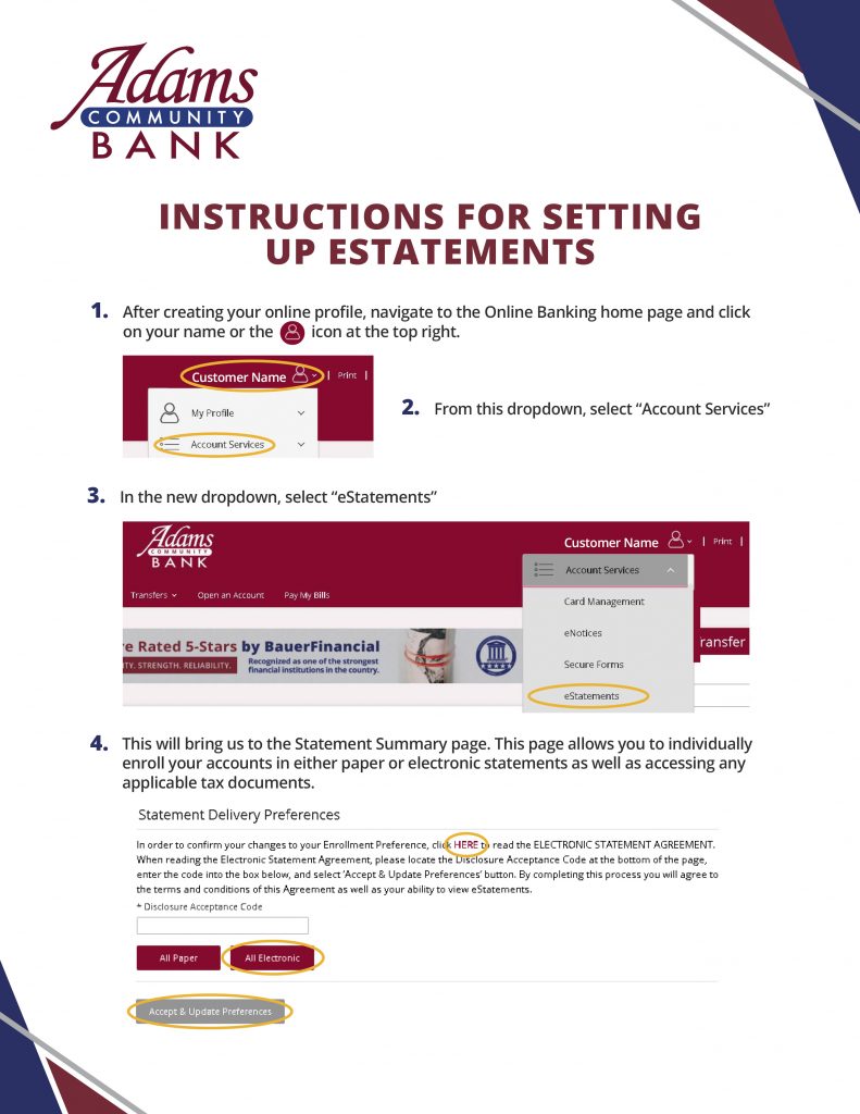 E-Statements | Adams Community Bank