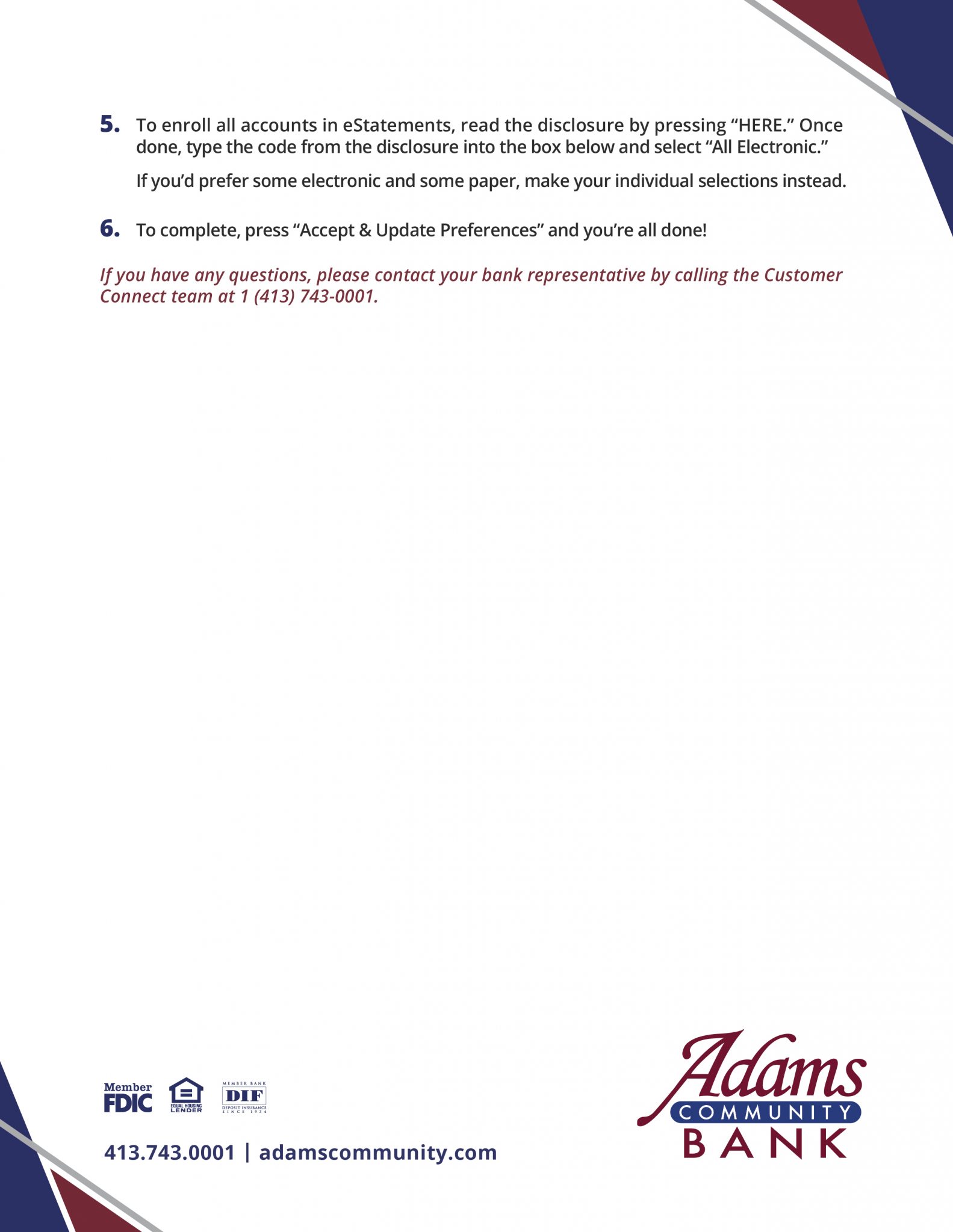 E-Statements | Adams Community Bank